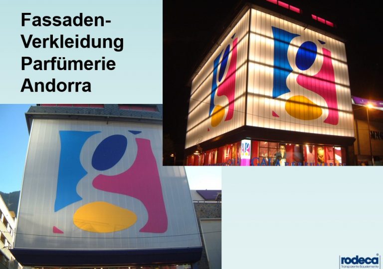 Paredes e Fachadas Translúcidas em Policarbonato 40 mm - Polysolution