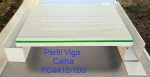 Novo Perfil Viga-Calha com Pivô Ajustável Regulável em Aluminio PC 4412 ...